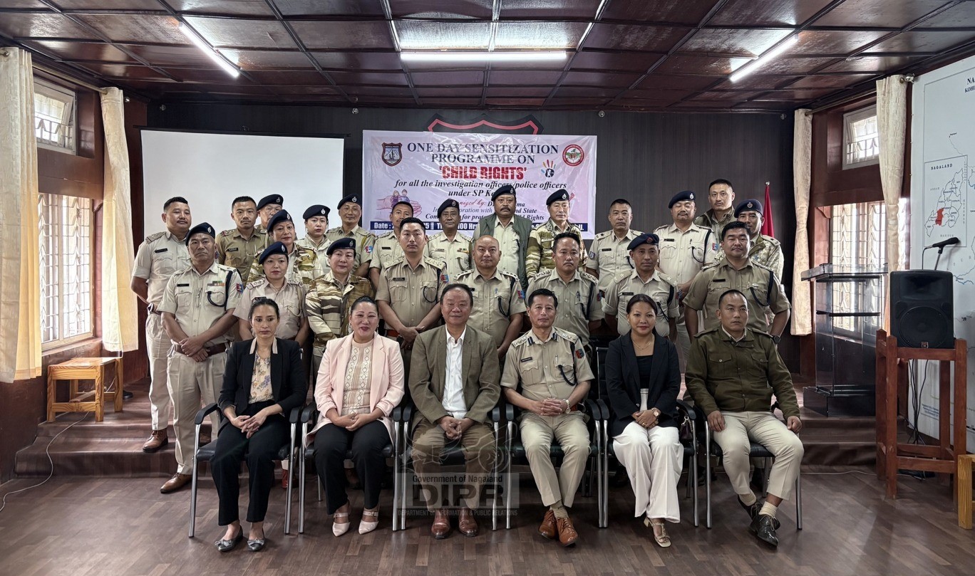 KOHIMA POLICE SENSITIZED ON CHILD RIGHTS IN COLLABORATION WITH NSCPCR | DIPR Nagaland-Department ...